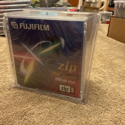 Lot OF 5 Fuji Fujifilm Zip 100 MB Disc Mac Formatted | eBay