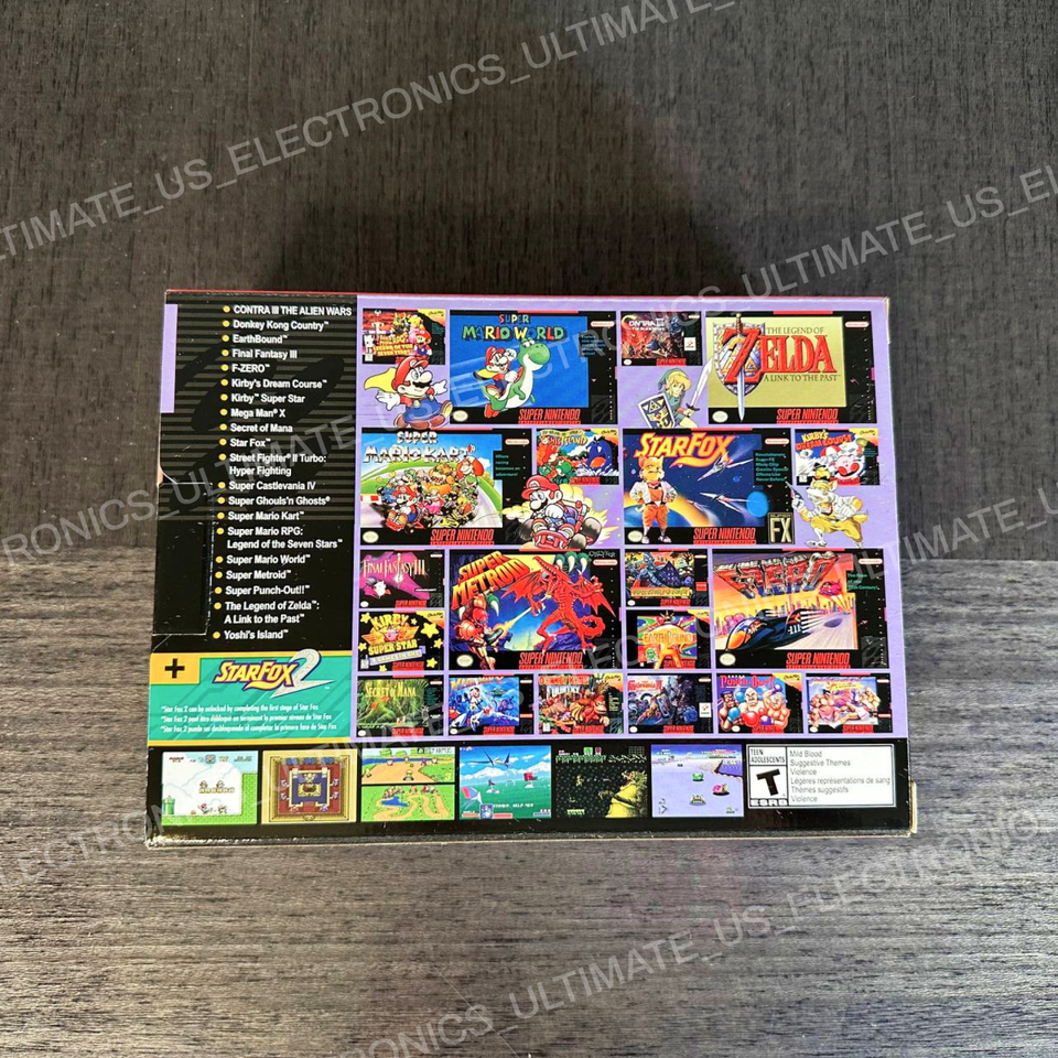 Authentic SNES Super Nintendo Classic Mini Super Entertainment System ...