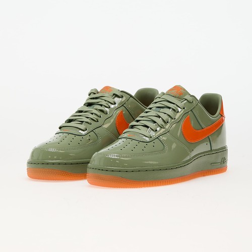 Nike Air Force 1 Low '07 Premium Oil Green Orange HJ9118-386 AF1 Shoes ...