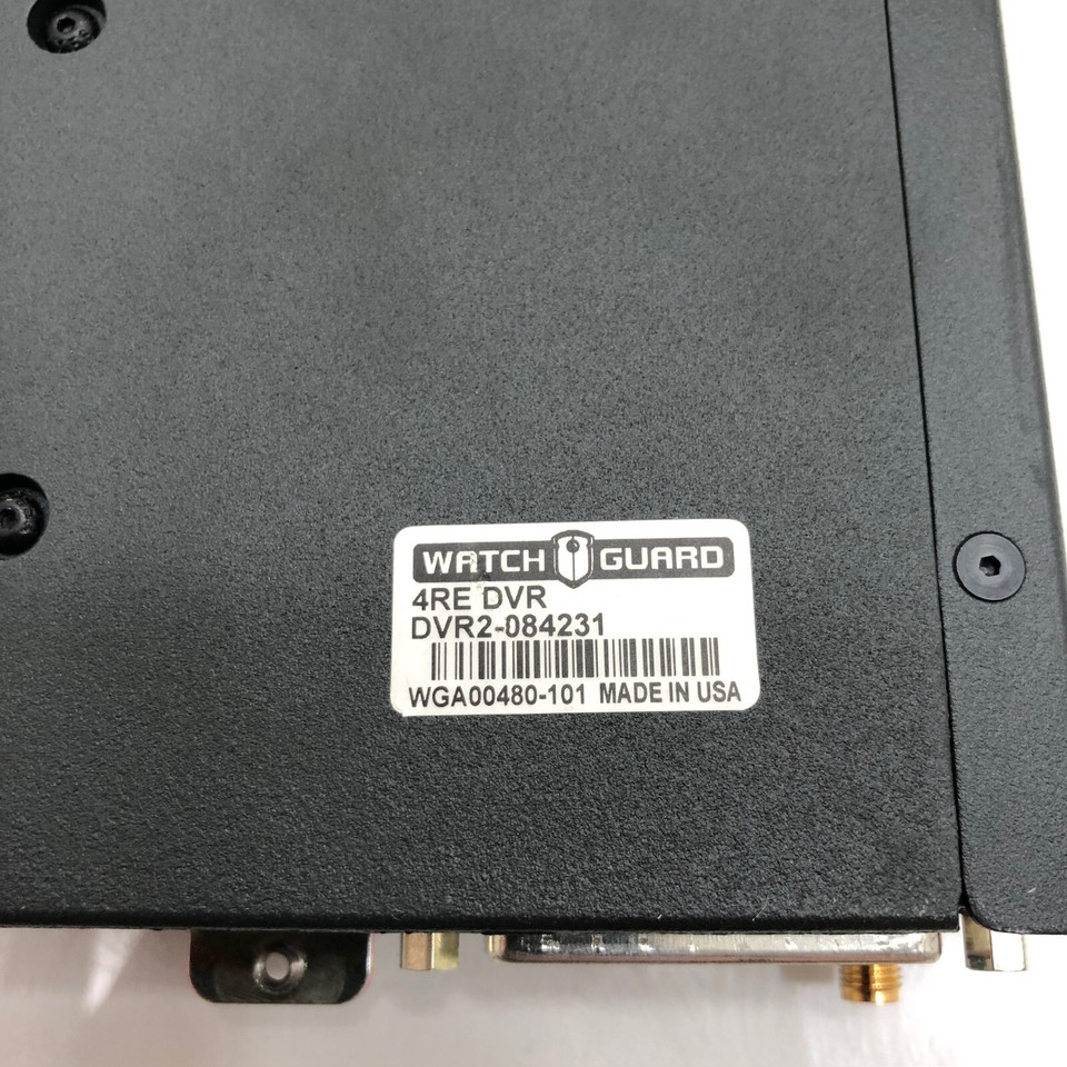 WatchGuard 4RE DVR2 Vehicle Audio Video Recording System w/ Display ...