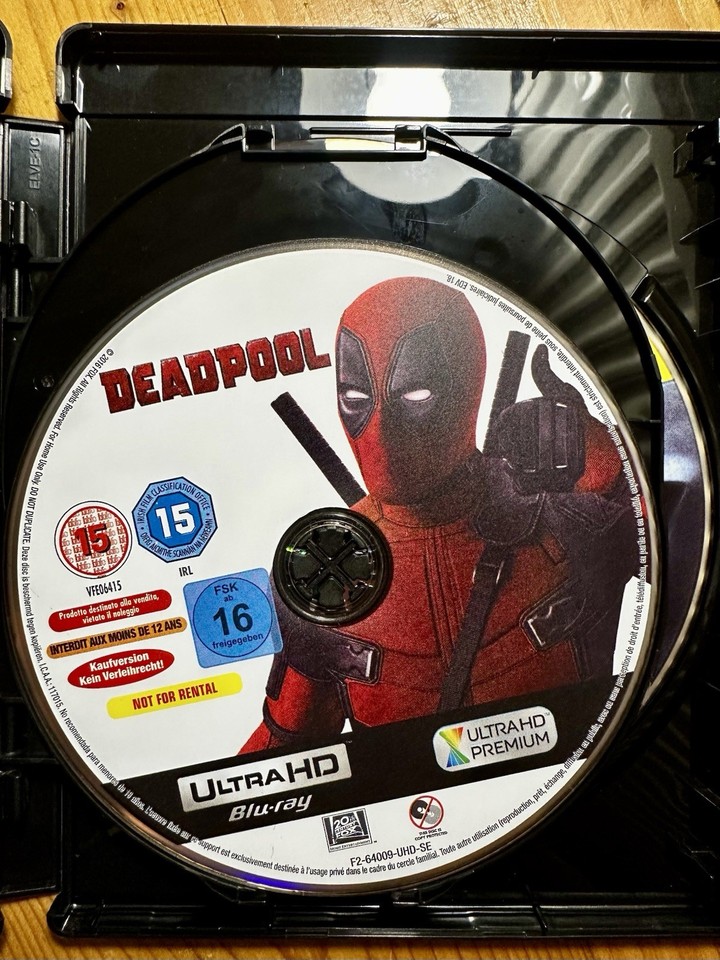 Deadpool: 3-Movie Collection 4K Blu-ray with Slip Cover (German release ...