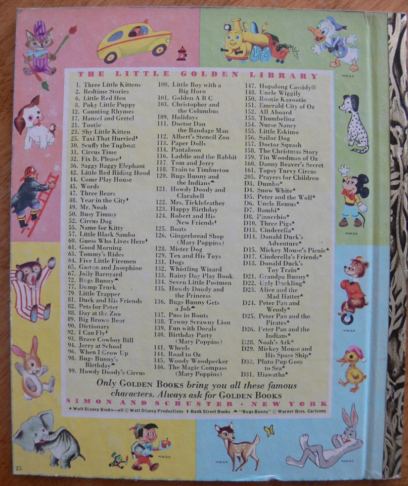 Vintage Little Golden Book ~ DANNY BEAVER'S SECRET ~ "A" 1st ~ Richard ...