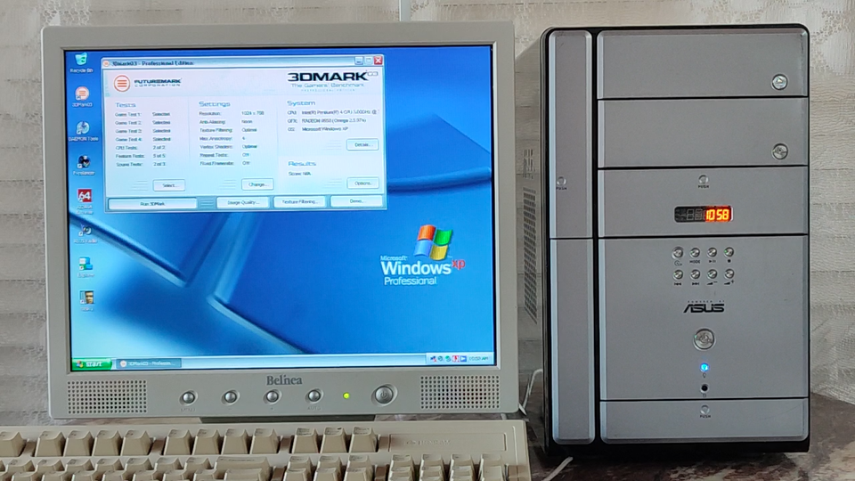 ASUS Terminator T2-P Retro Windows XP Gaming Mini PC | eBay