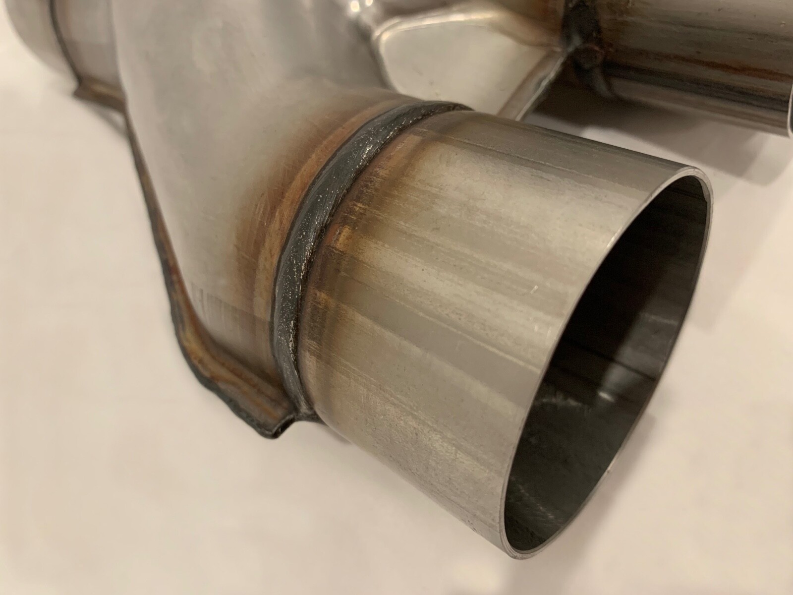 3” Single / 2.5" Dual Universal Stainless Steel Y Pipe Adapter Exhaust ...