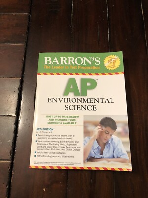 Barron’s AP Environmental Science Prep Book | eBay