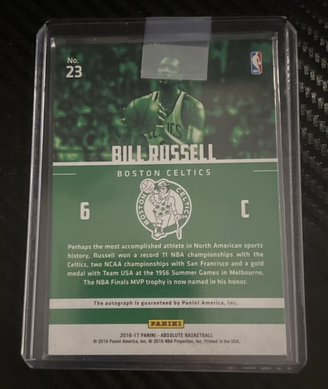 🔥Bill Russell Auto, /60 Absolute Basketball🔥 | eBay