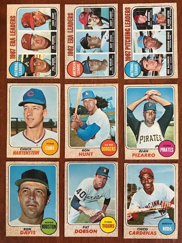 1968 TOPPS BASEBALL Pick your own Commons and Stars | eBay