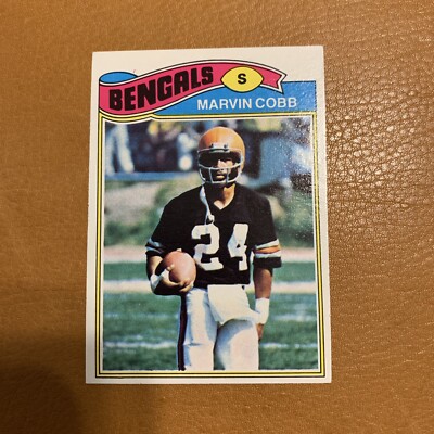 1977 Topps Marvin Cobb # 52 Cincinnati Bengals Football Card NFL | eBay