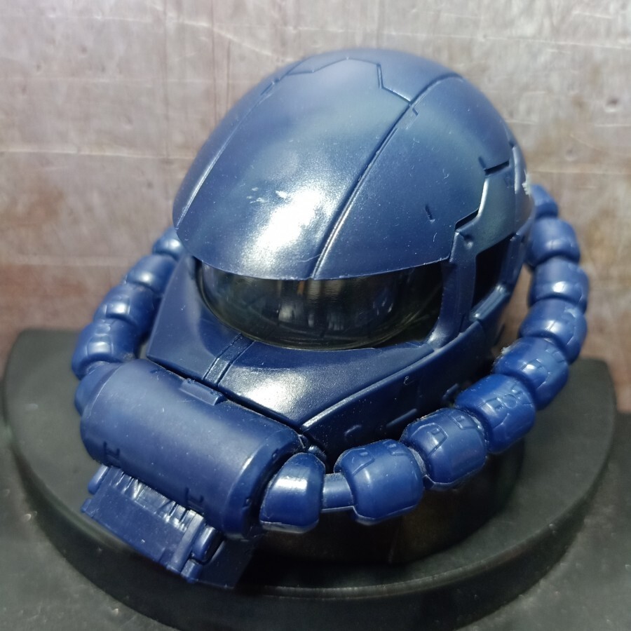 Gundam Monoeye Head Character Char Zaku I Dark Blue Color Figure | eBay