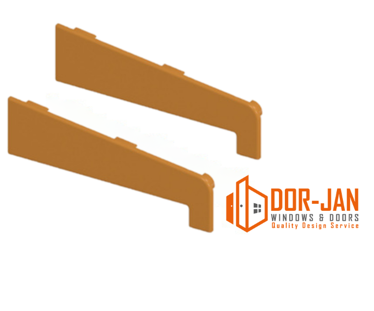 Pair of End Caps Sill /Cill Window End Caps uPVC Plastic 85mm, 150mm ...