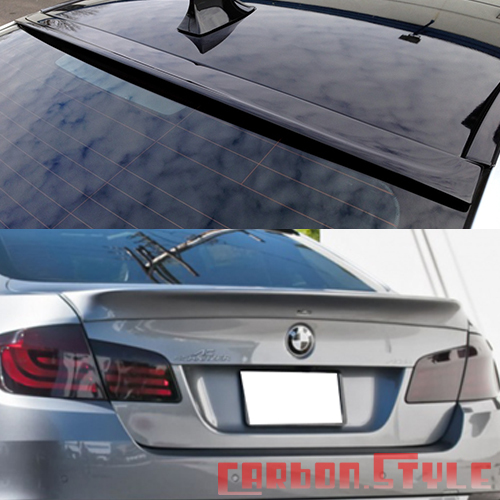 Painted Color BMW F10 A Style Rear Trunk Spoiler Boot & 3D Roof Wing ...