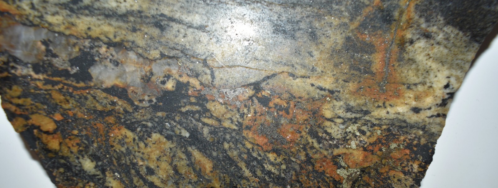 Gold Silver Ore 1800s Ore Knob Copper Mine North Carolina 9" Polished ...