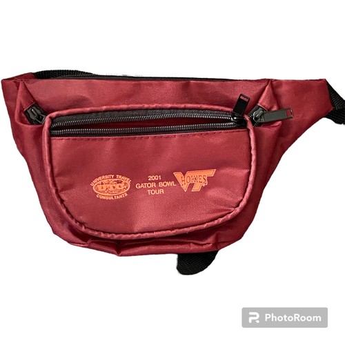 Virginia Tech 2001 Gator Bowl Vintage Sports Nylon Fanny Pack Travel ...
