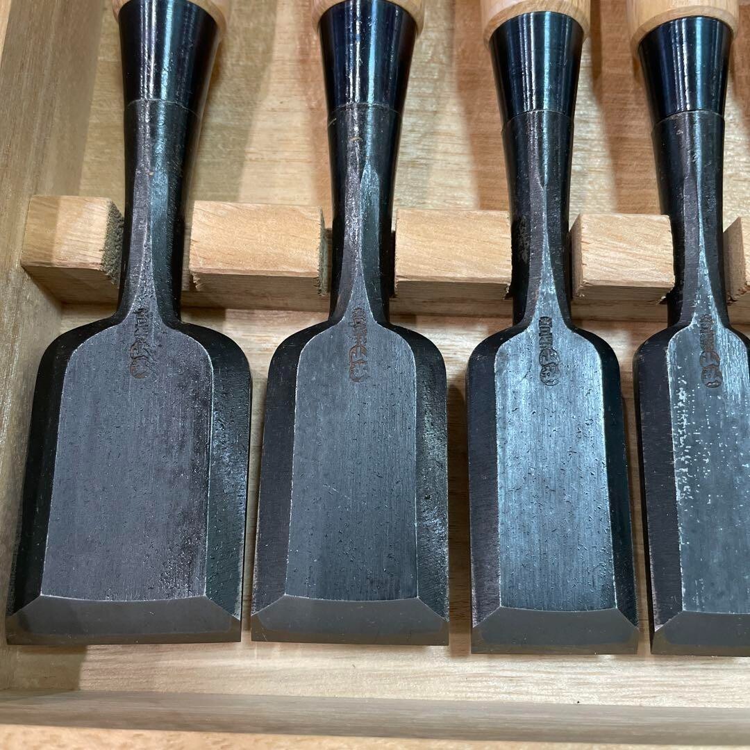 Yamahiro Vintage Oire Nomi Japanese Bench Chisels Set of 10 Mentori ...