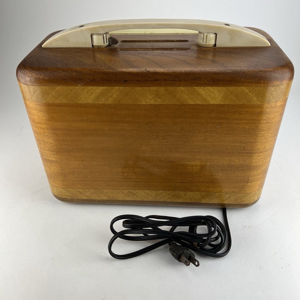 RARE Vintage 1946 Packard Bell Model 651 Wooden Tabletop Tube Radio | eBay