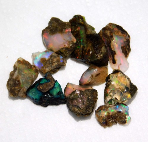 12.40 Ct Natural Ethiopian Jumbo Welo Fire Opal Rough Specimen Gemstone ...