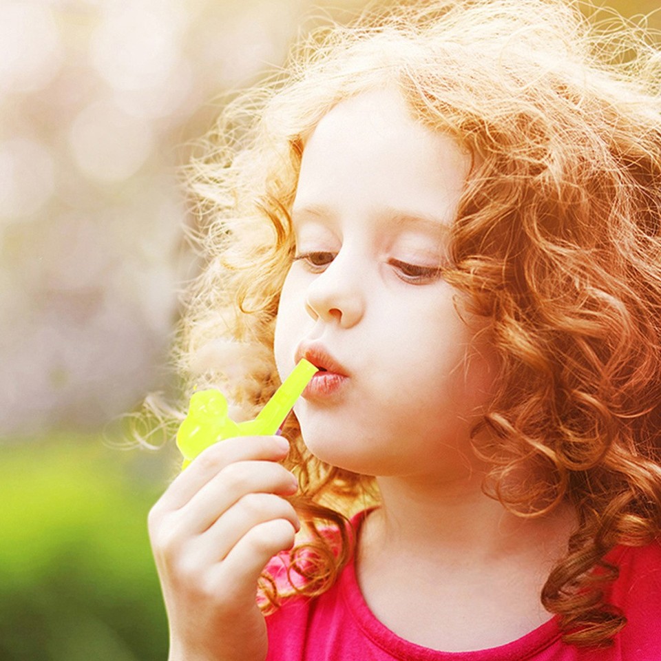 12 Pcs Hand Whistle Cartoon Bird Whistles Small Musical Instrument Kids ...