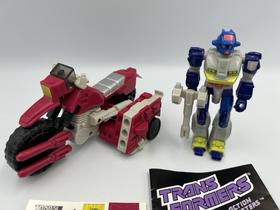 Transformers G1 Action Master Off Road Cycle With Axer Near Complete ...