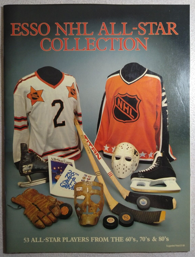 Empty Unused Esso NHL All-Star Collection Sticker Album - NO Stickers ...