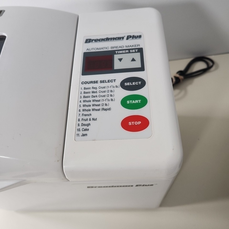 Breadman Plus Automatic Bread Maker Model TR-700, 430W - Complete Set | eBay