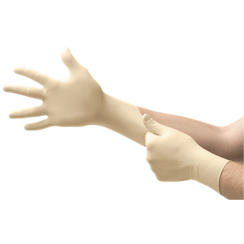 Microflex MF300L-CASE Diamond Grip Large Disposable Latex Gloves - 1 ...