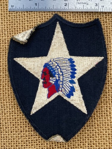 Vintage WW2 US Army 2nd Division Shoulder Patch Badge, 3"x 4" | eBay