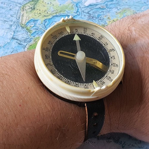 Antique Vintage Soviet Military Wrist, Sports Compass "ADRIANOV" USSR ...