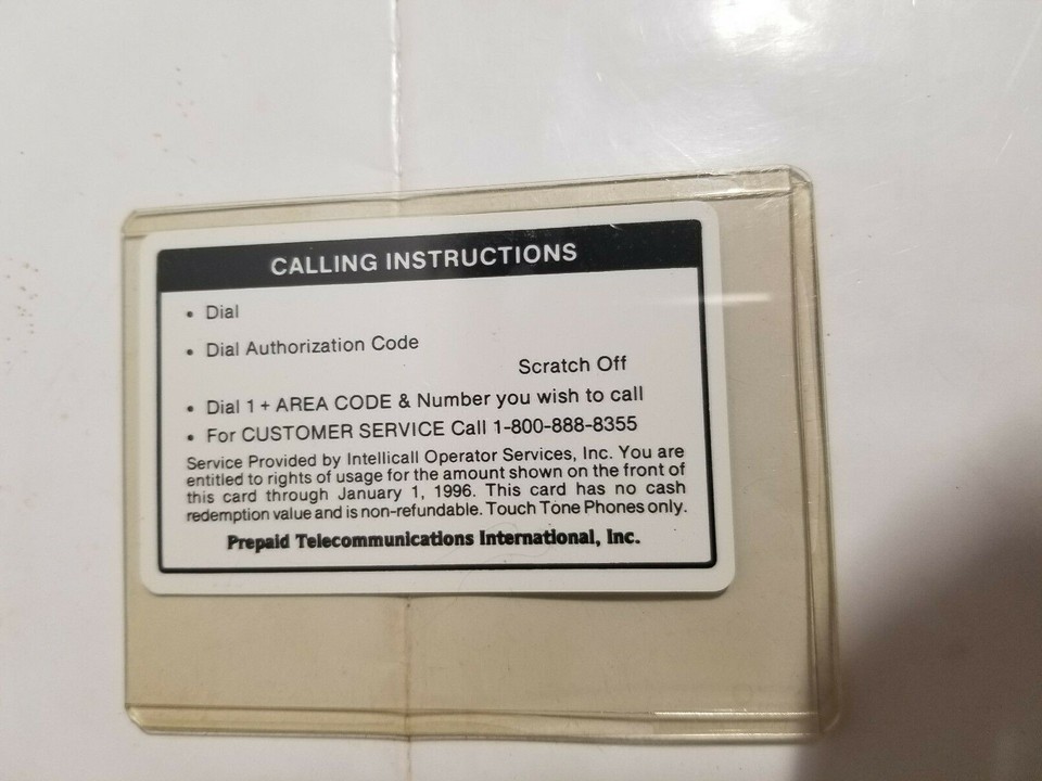 Vintage NASA Mercury Astronauts April 9th 1959 $100 Phone Calling Card ...