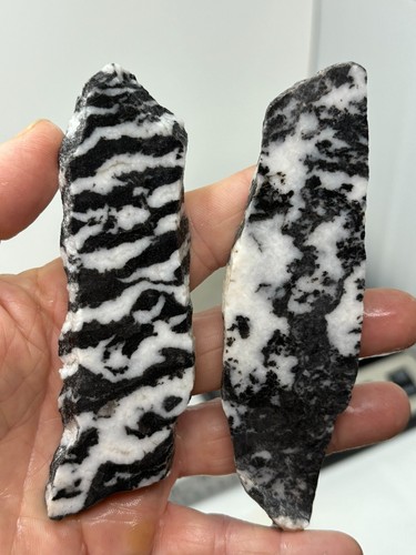Zebra stone aka Zebra Marble Slabs Cabbing Lapidary Collecting Combo ...