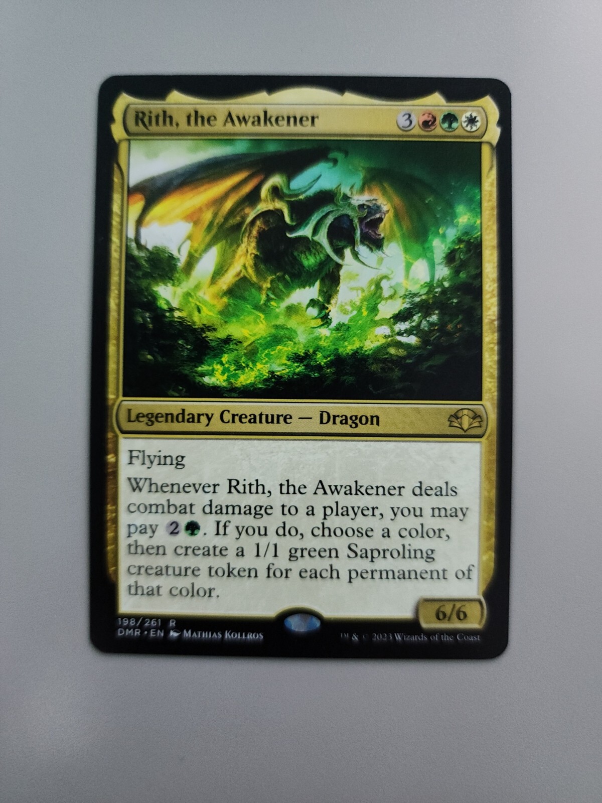 MTG+Rith%2C+the+Awakener+Dominaria+Remastered+198%2F261+Regular+Rare ...