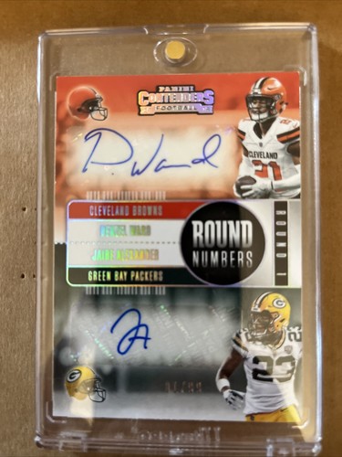 2018 Contenders Round Numbers Jaire Alexander-Denzel Ward Autograph 01/ ...