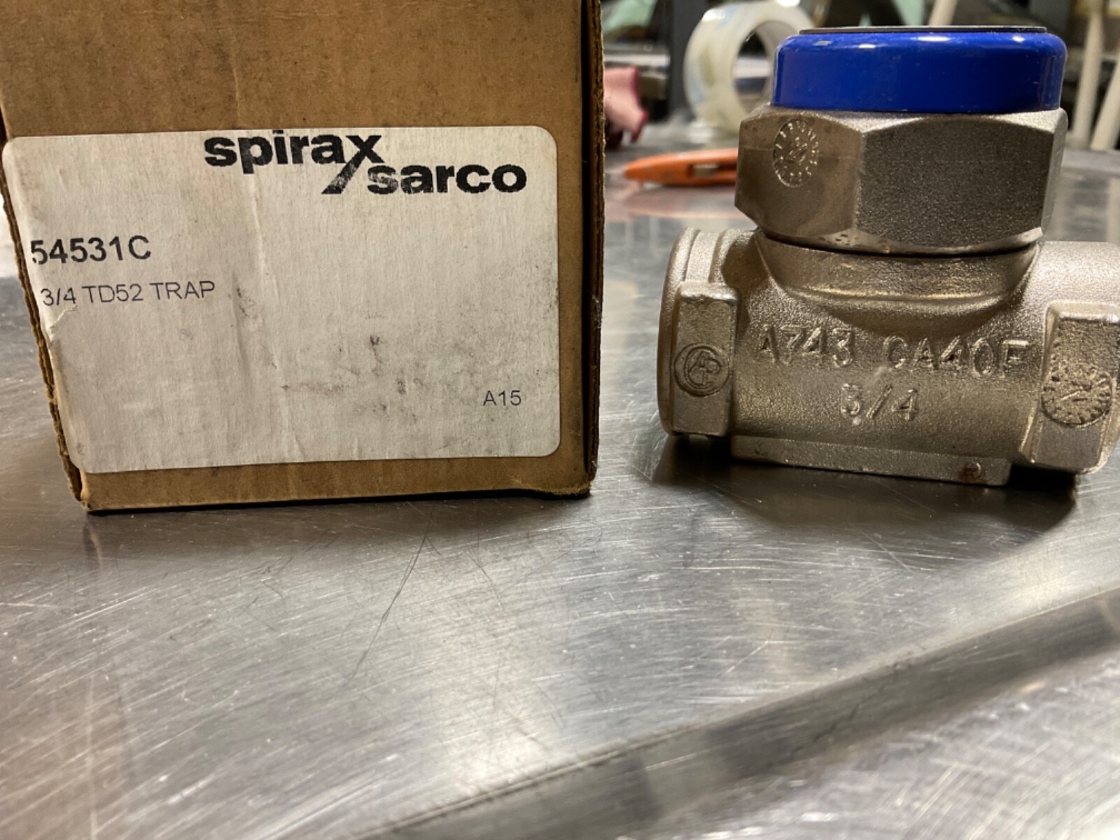 3/4 Spirax Sarco TD-52 Cool Blue SS Steam Trap 54531C NEW | eBay