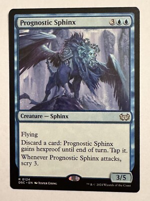 x1 Prognostic Sphinx R MTG Commander: Duskmourn: House of Horror M/NM ...