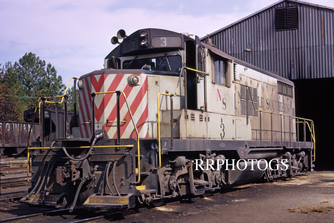 RR PRINT NORFOLK & SOUTHERN NS OLD VERSION EMD GP18 LOCO #3 | eBay