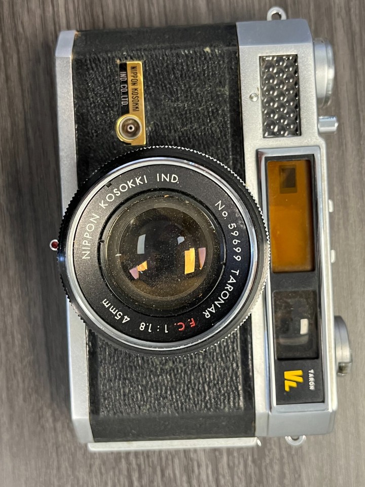 TARON VR NIPPON KOSOKKI JAPAN 35mm FILM CAMERA VINTAGE ANTIQUE LENSES ...