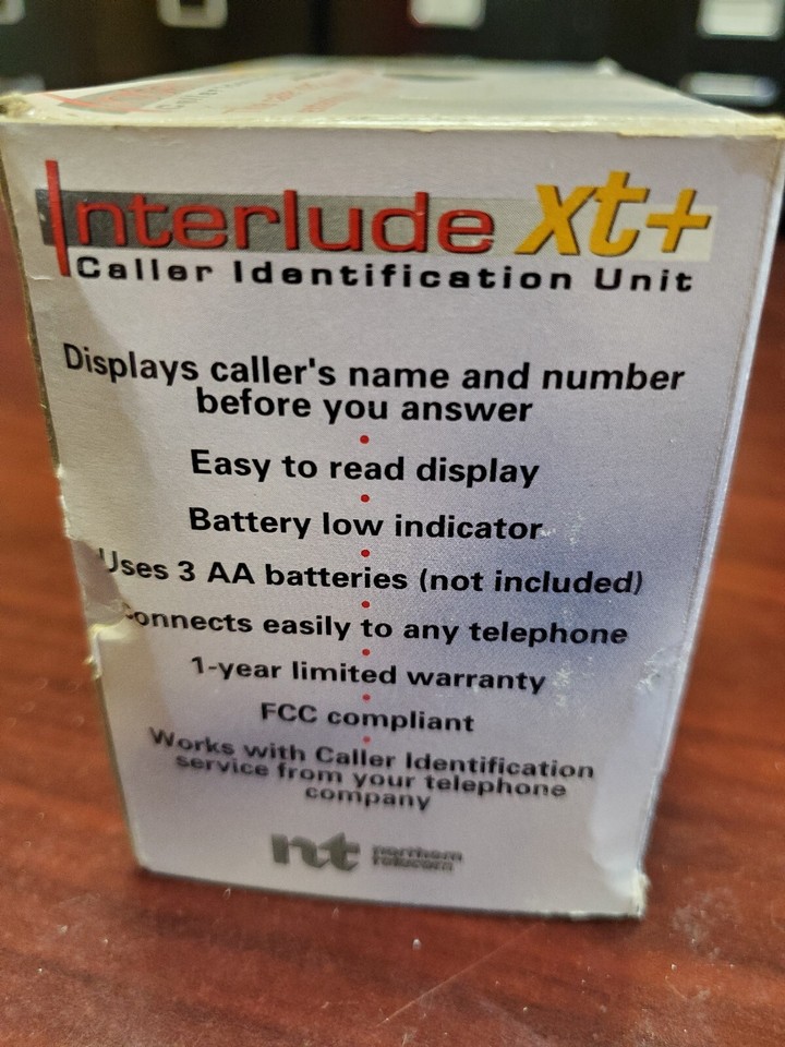 Vintage Northern Telecom. Interlude XT+ Caller ID Unit | eBay