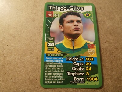 THIAGO SILVA, 2013-2014 TRADING ROOKIE CARD, COLLECTOR (JT29) | eBay