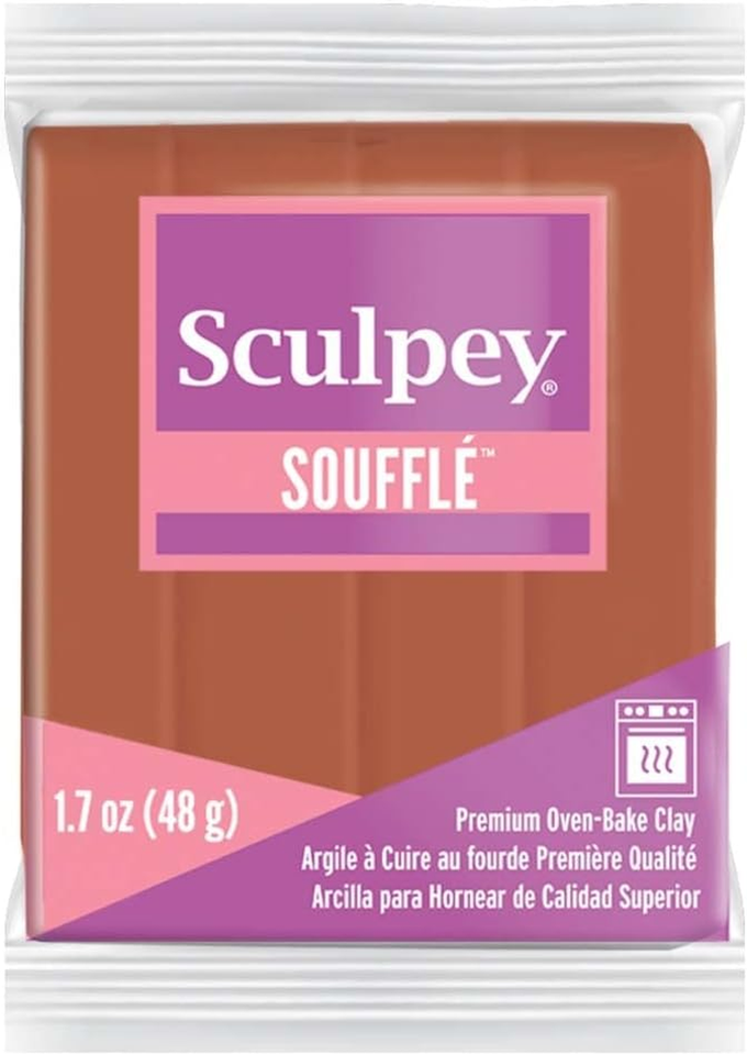 Sculpey SU 6665 Souffle Cinnamon 1.7Oz 48G Polymer Clay, Brown | eBay ...