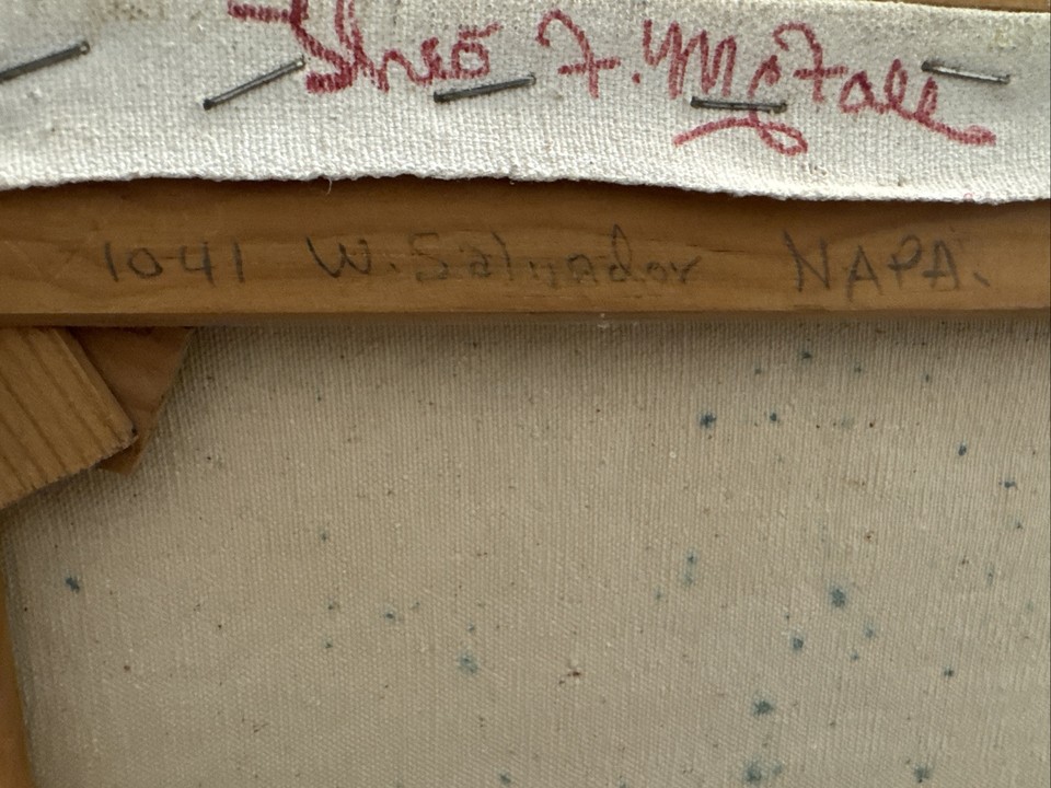 COASTAL SEASCAPE CALIFORNIA MCM 20 CENTURY OIL ON CANVAS PAINTING THEO ...