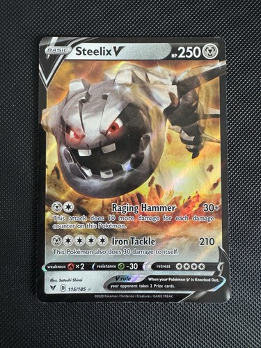 Pokémon TCG Steelix V 115/185 Vivid Voltage | eBay