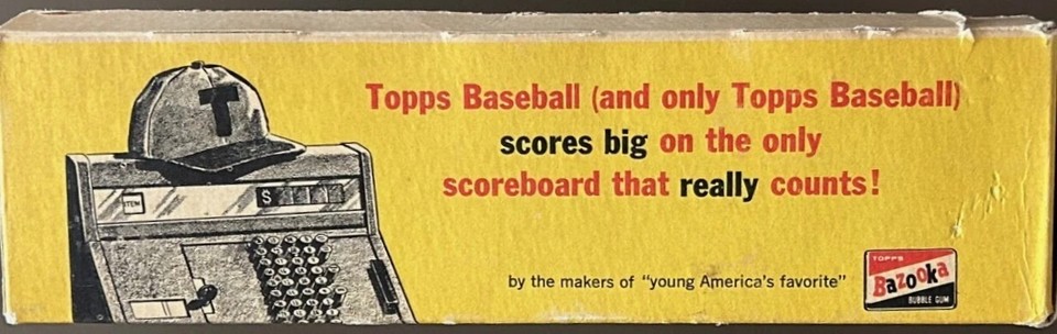 1964 Topps Gum Co. Baseball Card Empty Display Wax Box 5 Cents | eBay