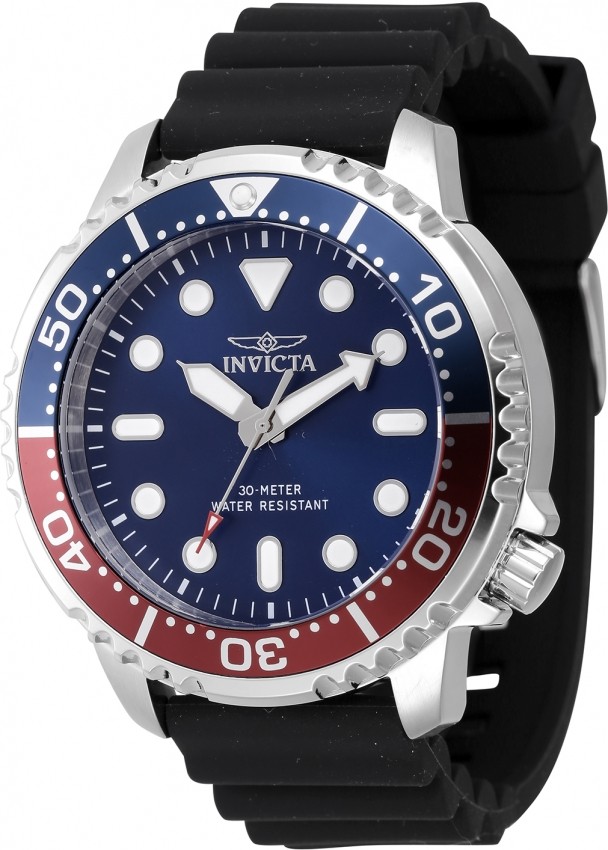 Invicta Pro Diver Quartz Blue Dial Pepsi Bezel Men's Watch 47222