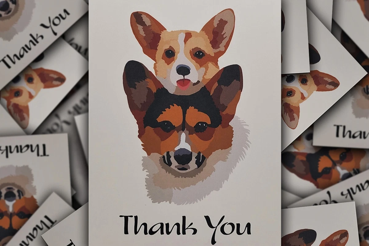 Corgi Birthday Drawing