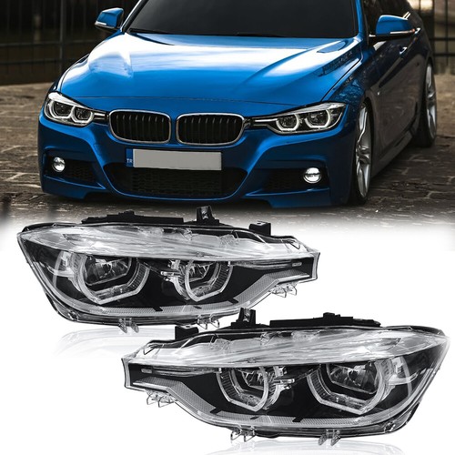 Pair For 2016-2019 BMW 3 Series F30 LED LCI Headlight Non Adaptive 320i ...