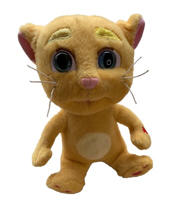 Tom and Friends Talking Ginger Cat Plush Toy Talk Back 2017 Nickelodeon ...