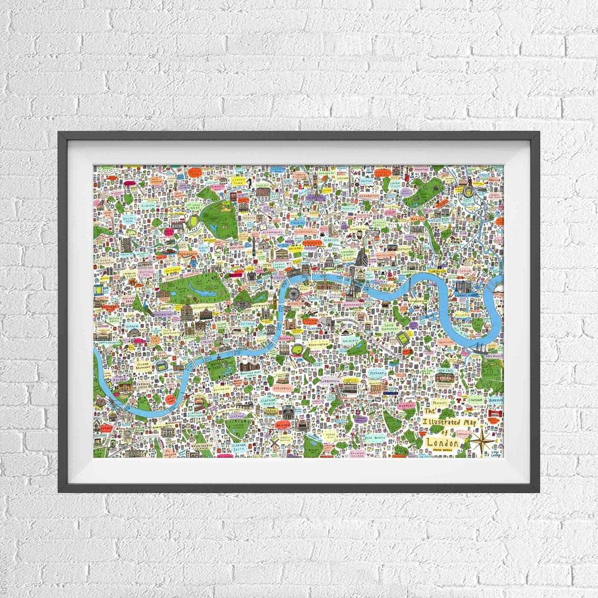 Cartoon Map Of London