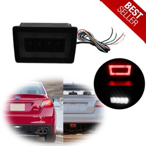 Black Lens LED Rear Bumper F1 3rd Brake Tail Light For 2015-2021 Subaru ...