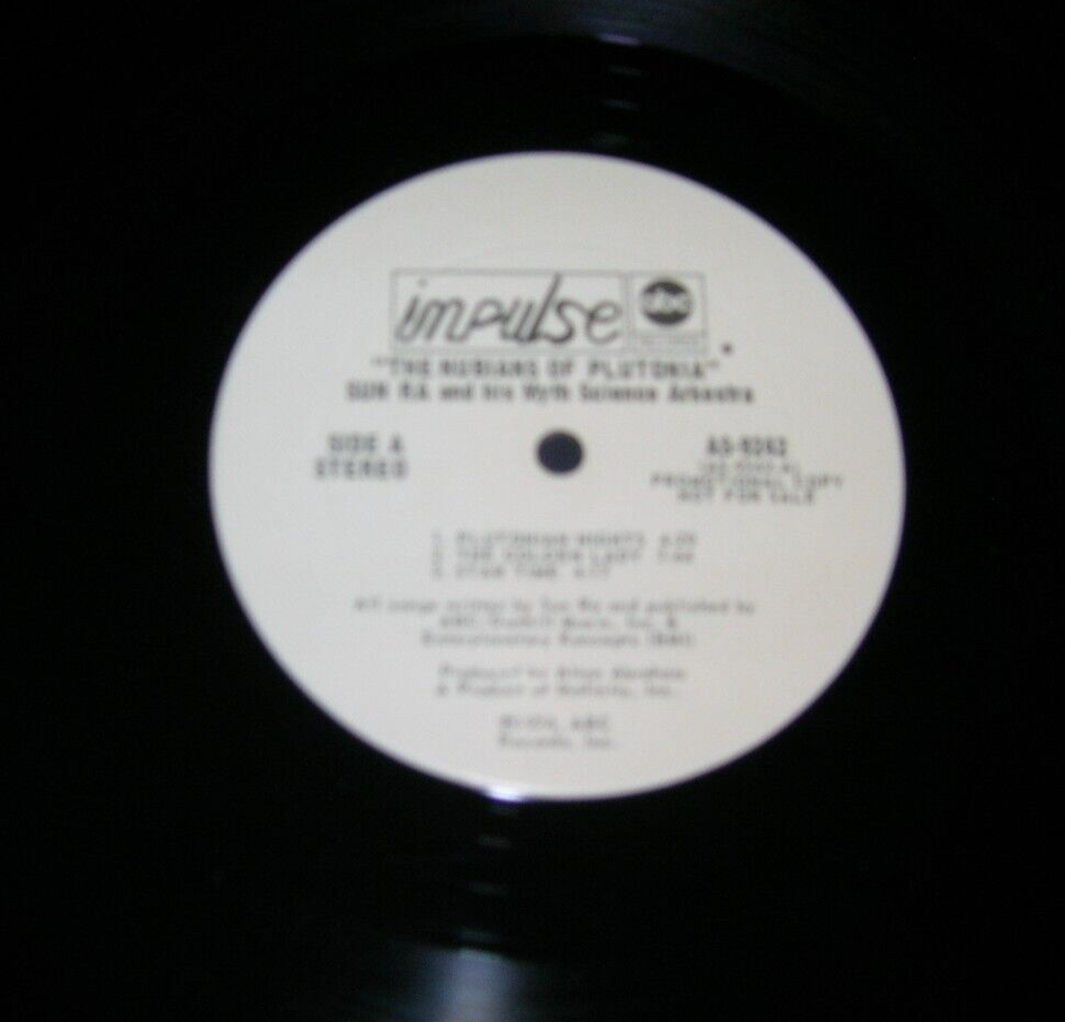 SUN RA-THE NUBIANS OF PLUTONIA White Label Promo on ABC IMPULSE ...