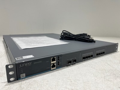 Juniper SRX4200-SYS-JB-AC Network Firewall protect up to 44 Gbps (IMIX ...