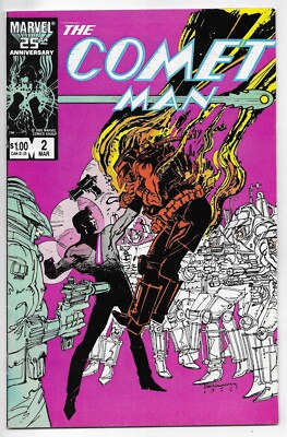 The Comet Man #2 COPPER AGE MARVEL COMIC BOOK based on the movie hero ...